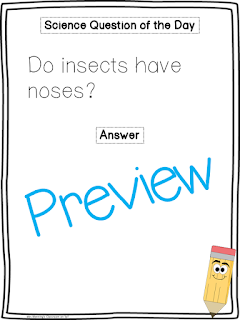 Lesson Plans & More by Mrs Wenning's Classroom!: Science Question of ...