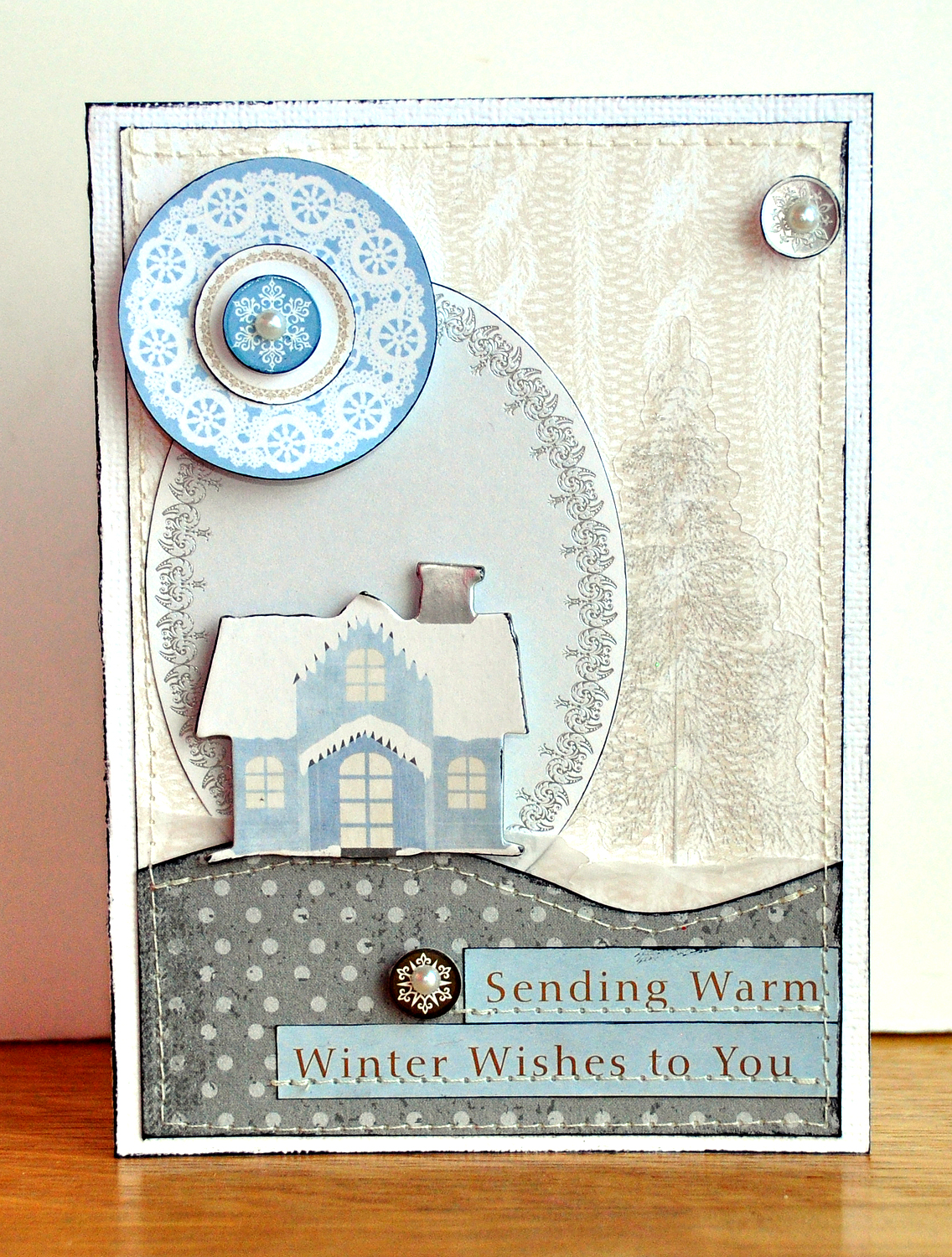 Blessed Scrapper: Little Yellow Bicycle: Warm Winter Wishes Cards