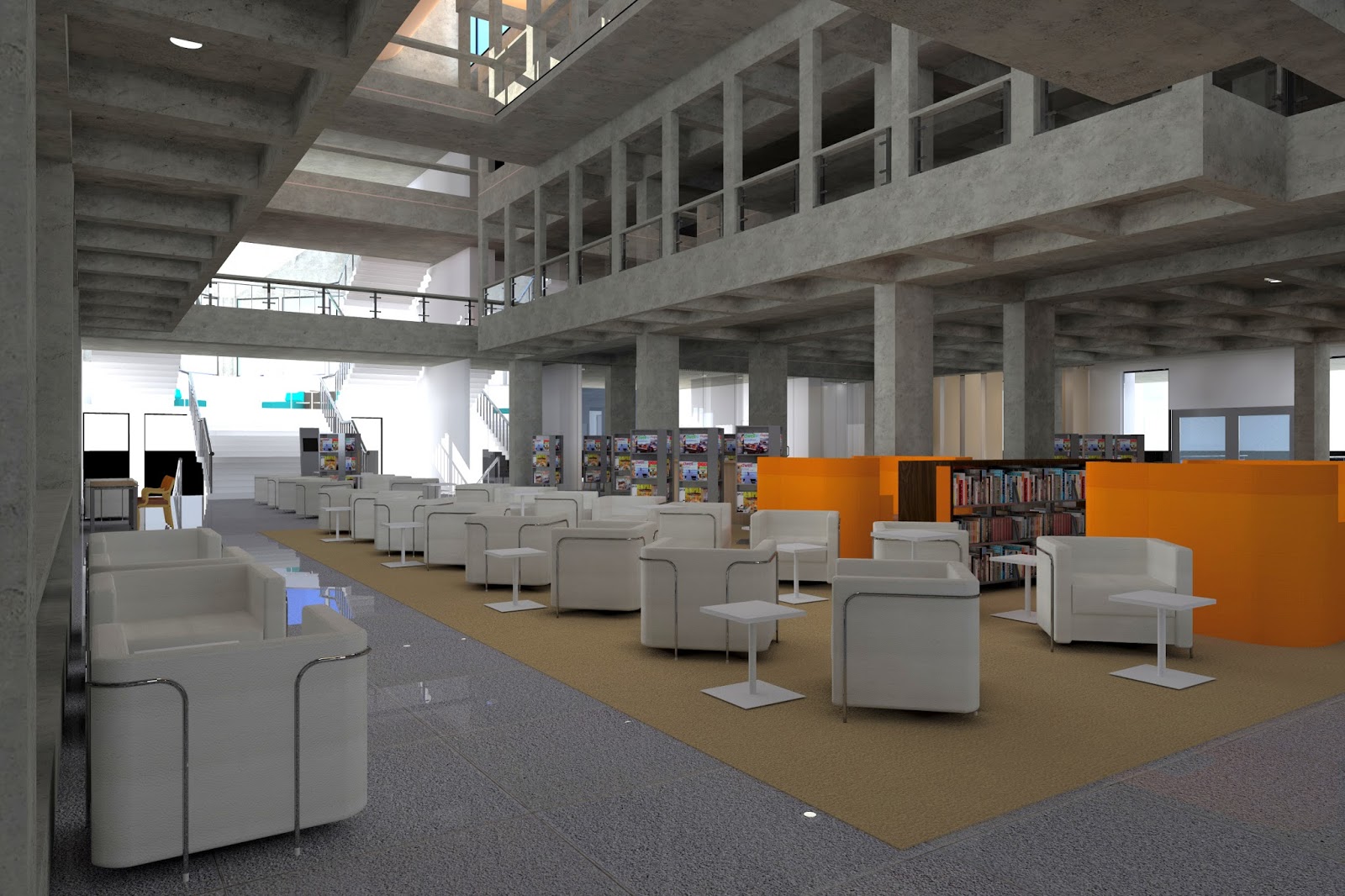 SEKOS ARCHITECTS: IIMB LIBRARY INTERIORS ( IN COLLABORATION WITH NID )