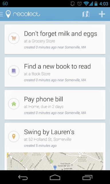 Recollect is a new good looking todo and tasks app for Android