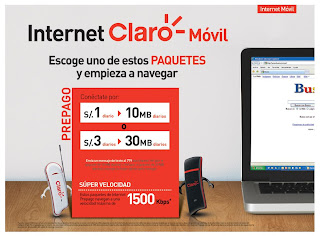 CLARO QUE TIENES MAS: Internet Claro móvil