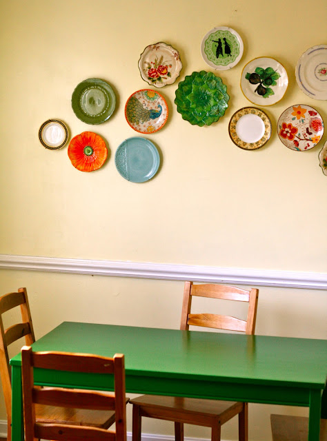 the given life: Pretty Plate Wall {high impact ~ low risk}