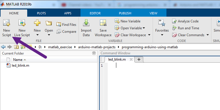 Led Blinking Programming Arduino Using Matlab 1 Ee Diary