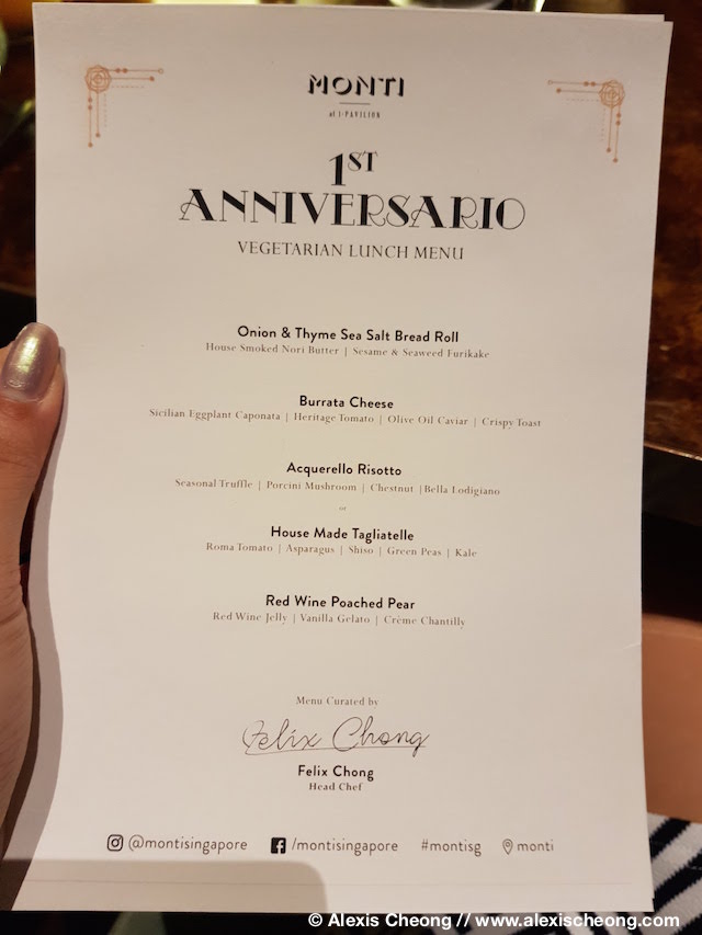 Deal Alert: 3-course Lunch S$48 for 2 at Monti, Fullerton 1- Pavilion ...