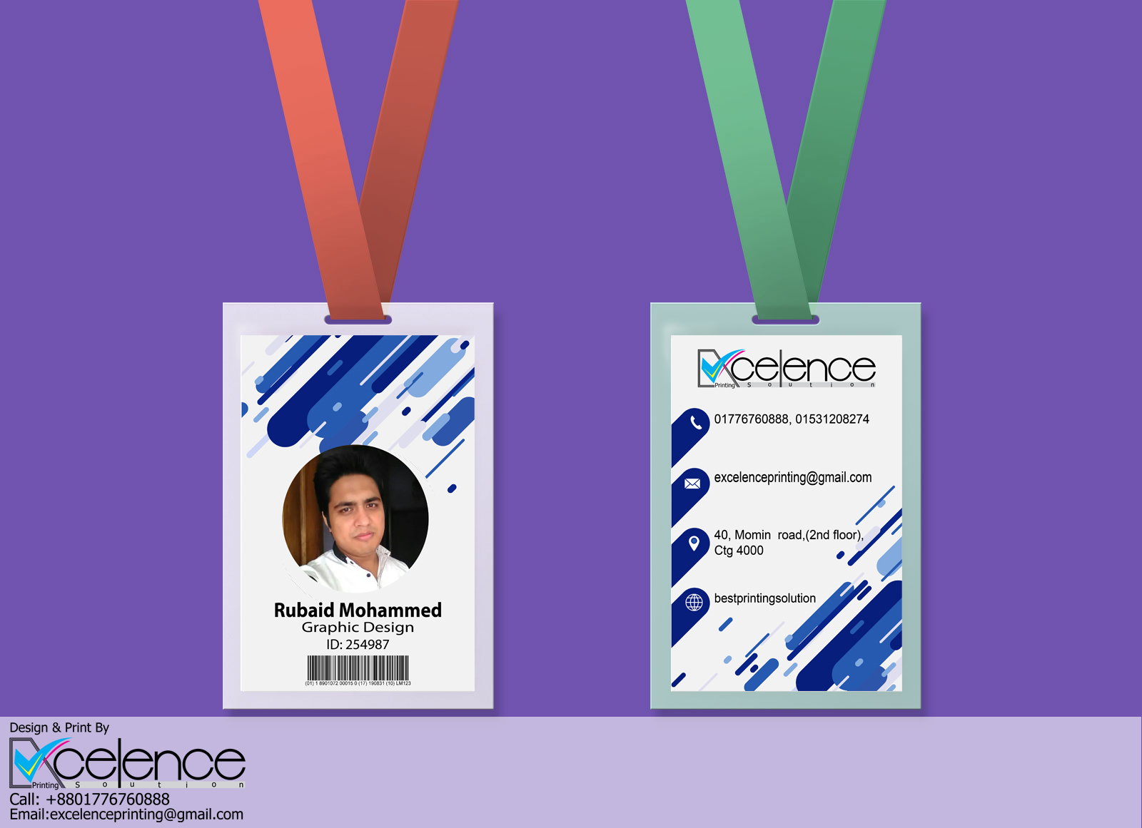 Rfid Card Design & print by Excelence Printing Solution best printing ...