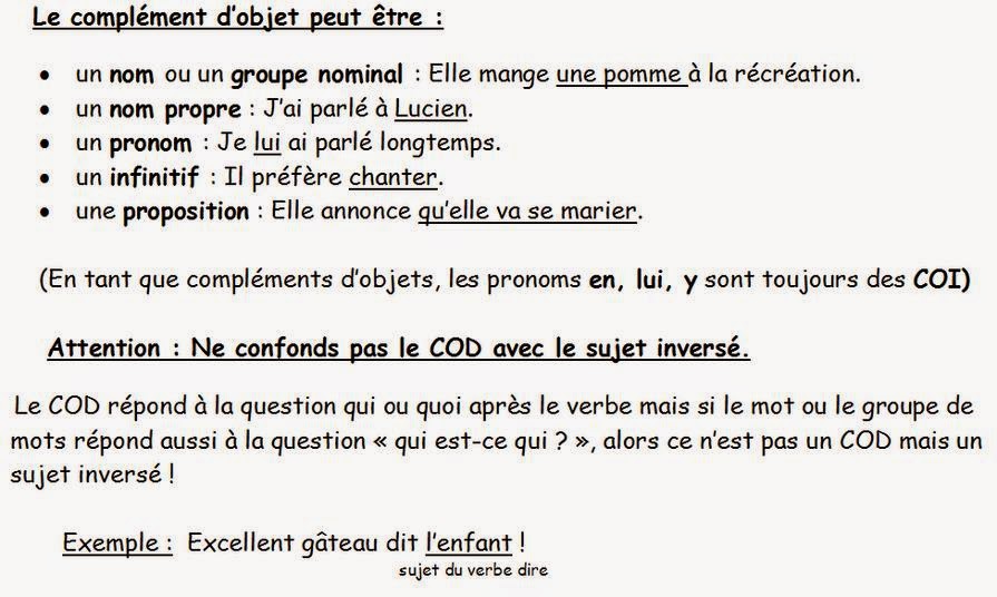 varell: Complément COD