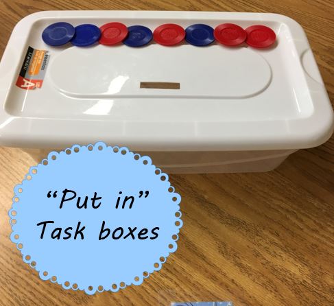 Little Miss Kim's Class: Put In Task Boxes in Special Education