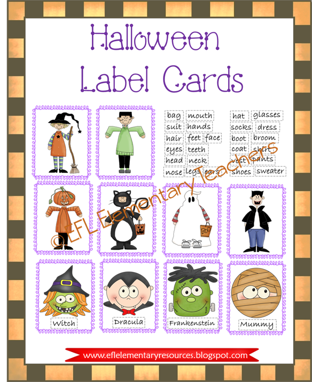 EFL Elementary Teachers: Day 11 and 12 of the 31 days of Halloween 2020 ...