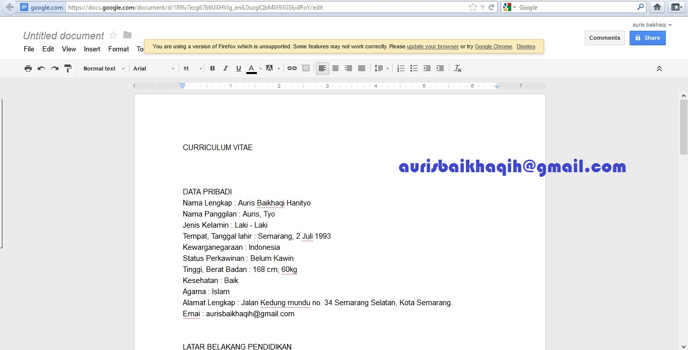 Cara Menyimpan dan Sharing Dokumen File di Google Docs - Kompasiana.com