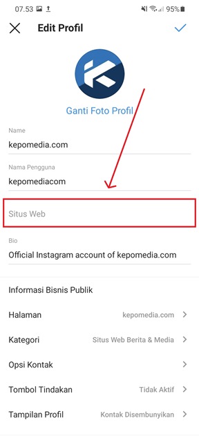 Cara Menambah Link Di Bio Ig Cara Membuat Link Di Bio Instagram Dengan Cepat - Udin Blog