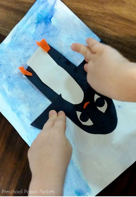 Penguin Art Project | Preschool Powol Packets