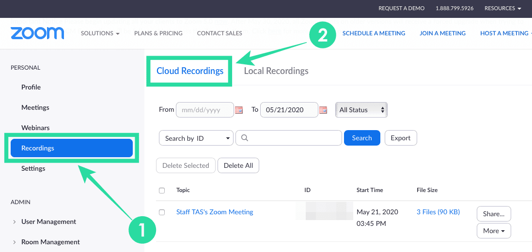 Cara Berbagi Rekaman Zoom - TAMBOENMAN