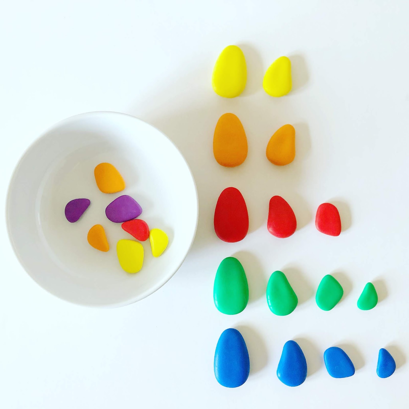 Find the Little Mind: Rainbow Pebbles: 5 Ways to Play