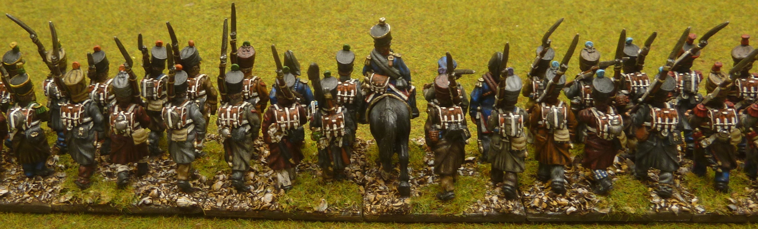 Lace 'n Big Hats: 28mm Napoleonic French line infantry (Calpe miniatures)