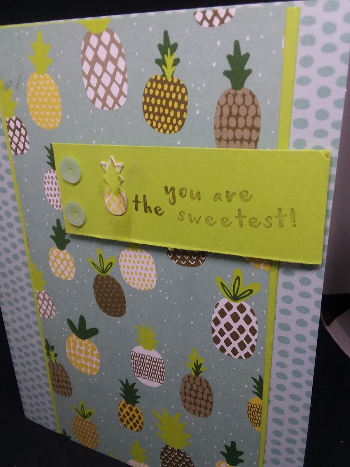 Angel Stamps: Be Sweet Like a Pineapple for FMS319