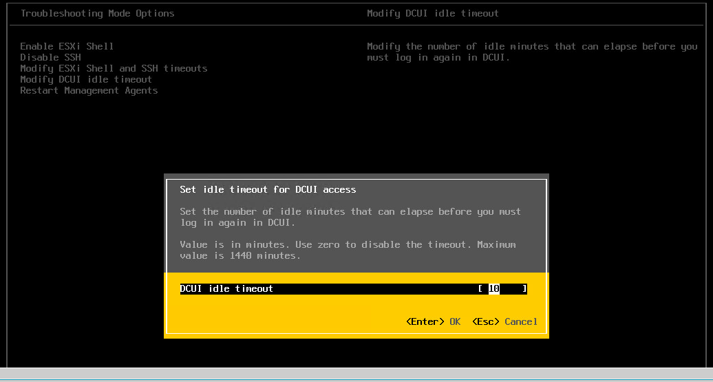 Virtualization The Future Esxi Shell Ssh And Dcui Timeout Settings In Vsphere 60