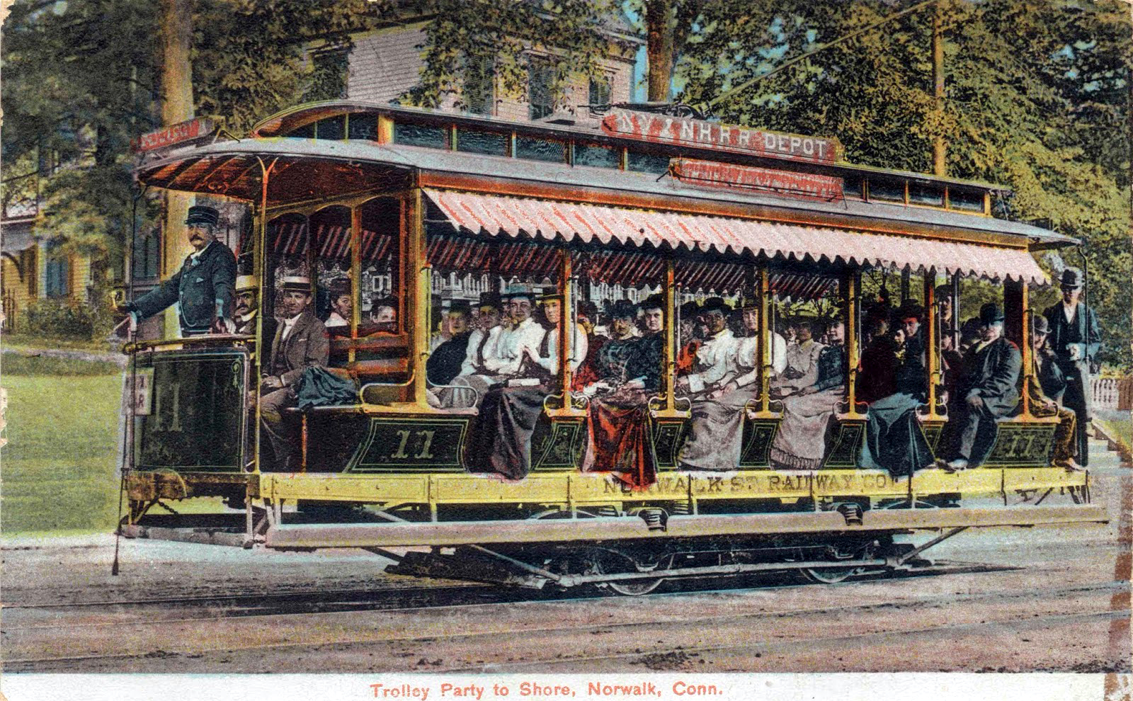 Just A Car Guy: trolley car postcards