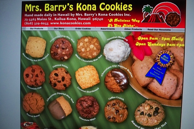 The Hopeful Traveler: Mrs. Barry's Kona Cookies: A Delicious Way to Say ...