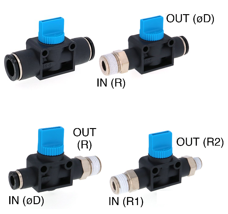 Van tay khí nén PISCO HV - hand valve Pisco