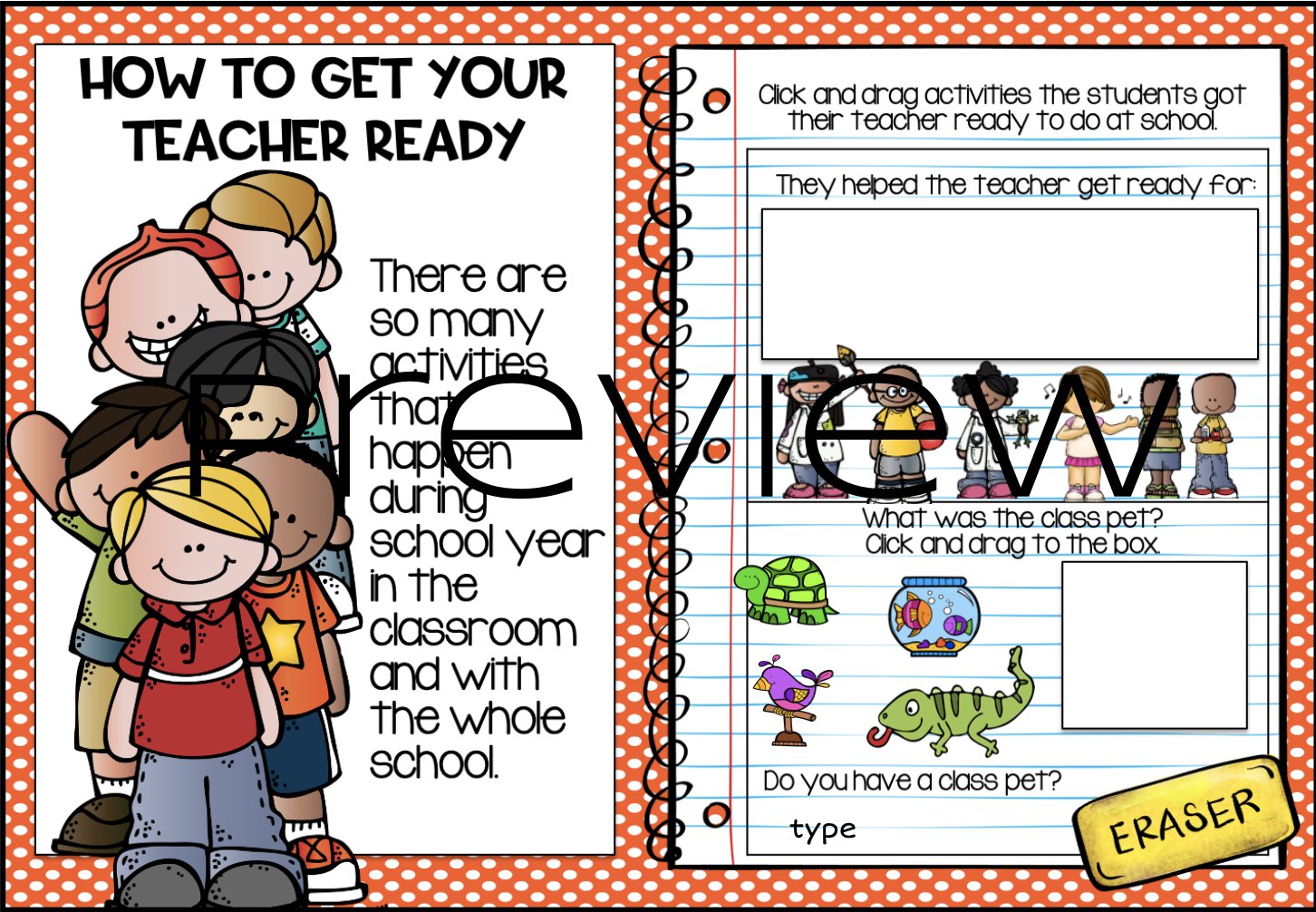 1st Grade Hip Hip Hooray!: How to Get Your Teacher Ready!!