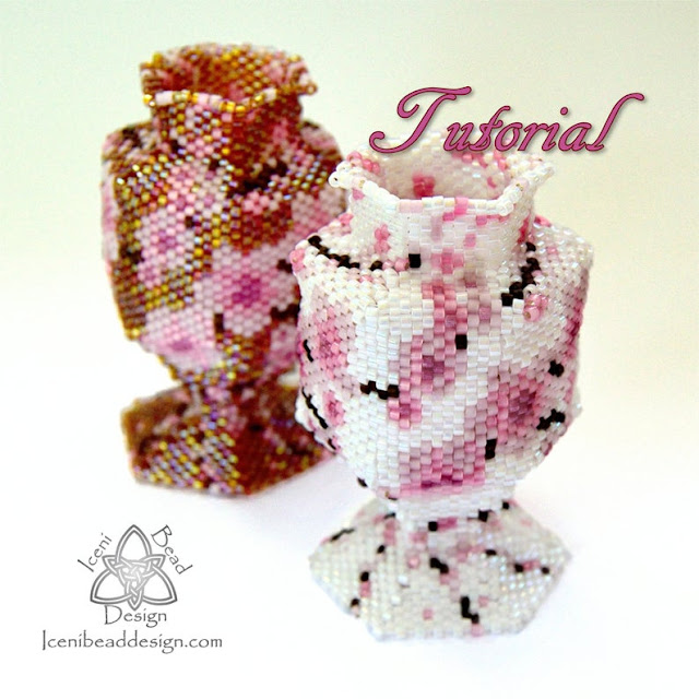 Amazing Beaded Vessel Tutorials by Iceni Bead Design / The Beading Gem