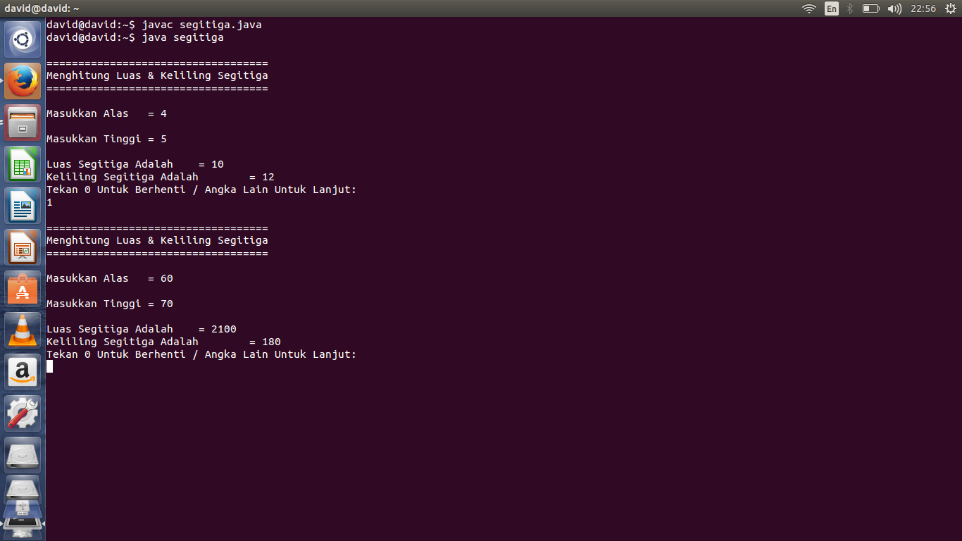 Belajar Membuat Blog: Menghitung Luas & Keliling Segitiga Di Java