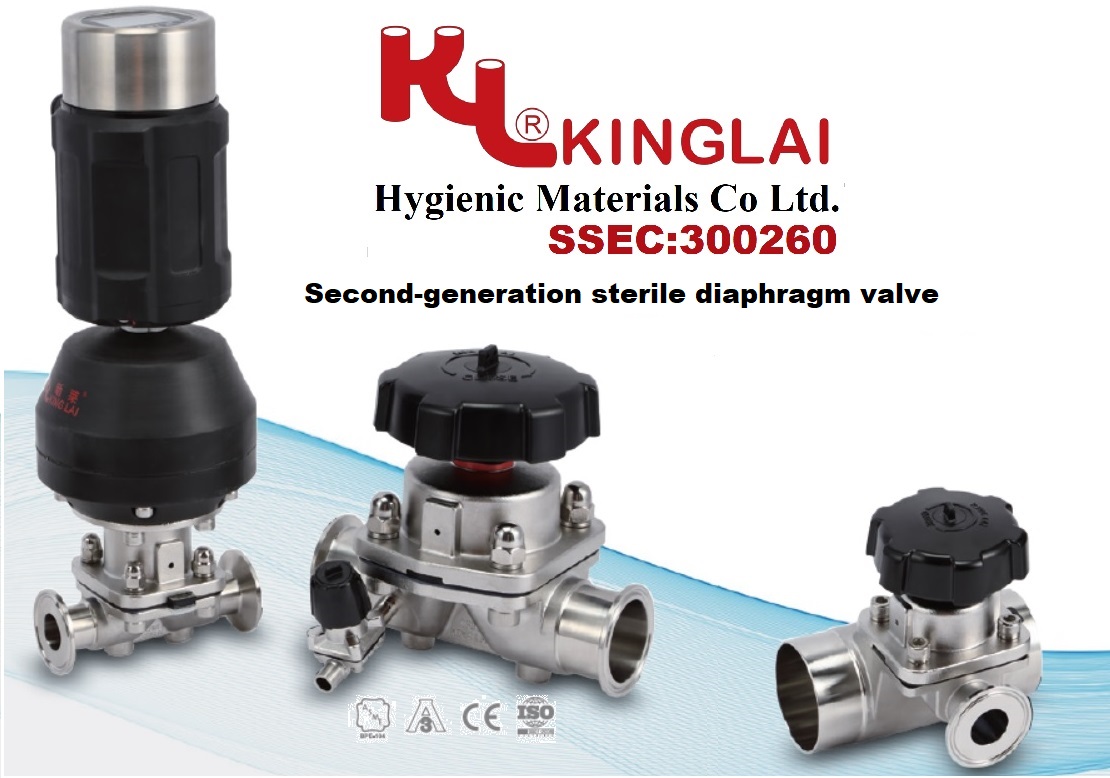 Kinglai Group : Second-generation sterile diaphragm valve The hand ...