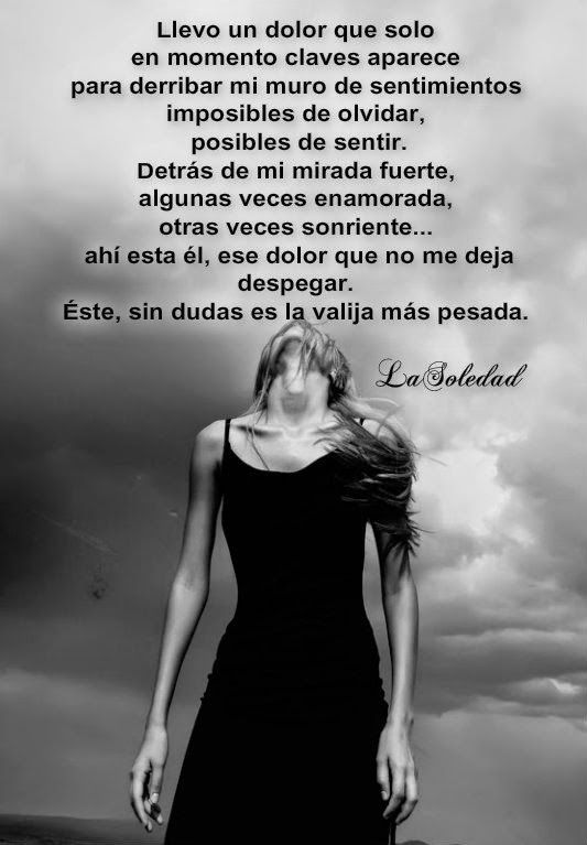 "La Soledad.": Soy una más que día a día sufre el amor no correspondido.