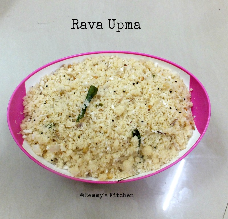 Remmy's Kitchen: Uppumavu / Rava upma / Sooji upma / Kerala style rava upma