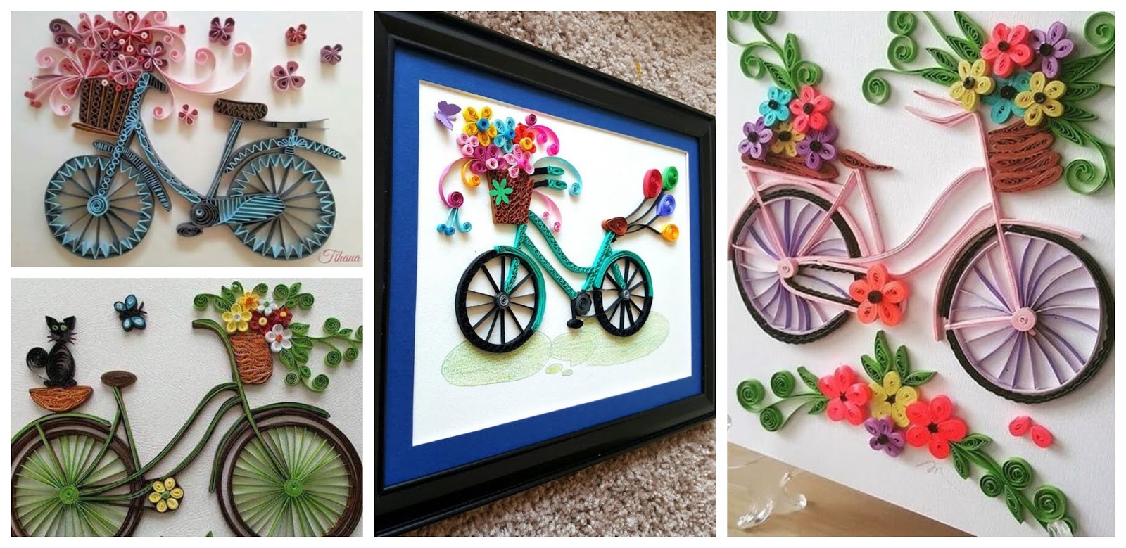 Técnica de filigrana para hacer hermosas bicicletas decorativas ...