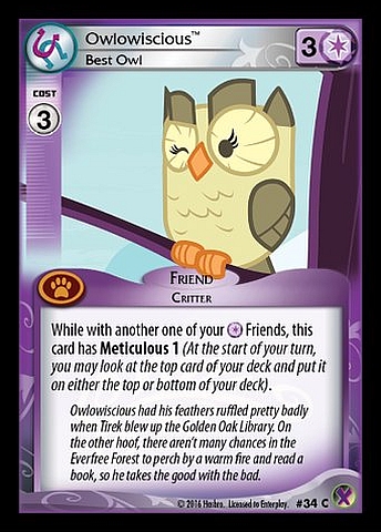MLP Owlowiscious, Best Owl CCG Cards | MLP Merch