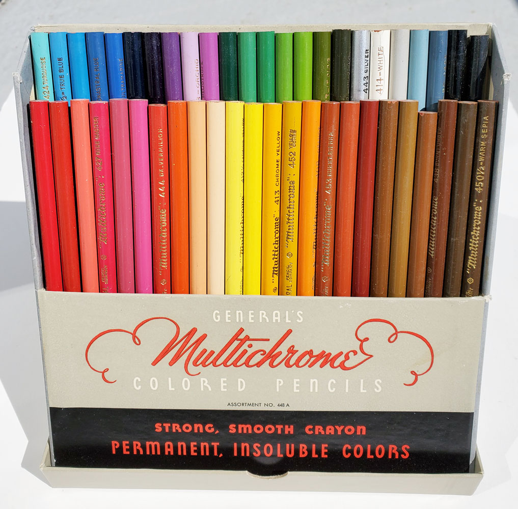 Fueled by Clouds & Coffee: Vintage Colored Pencils: General’s Multichrome