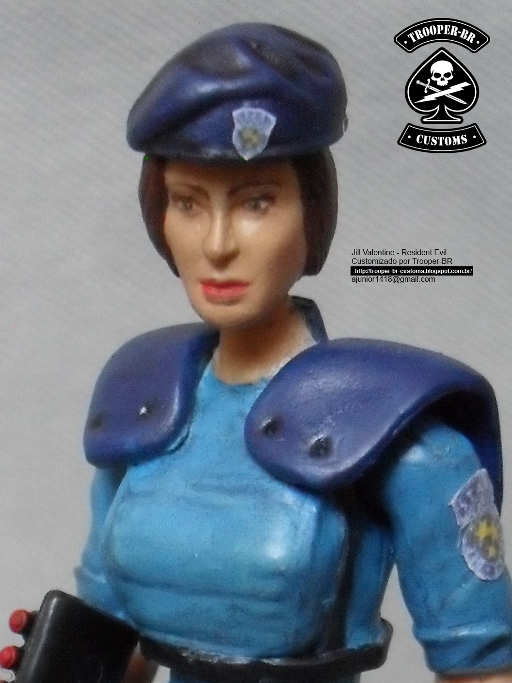 Gi joe Custom Action Figures: Jill Valentine - Resident Evil