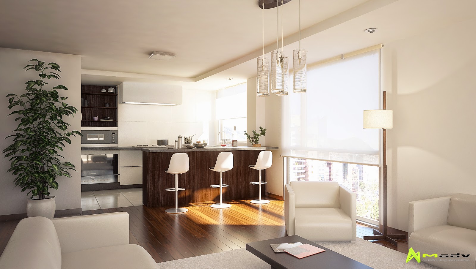 MADV architecture: P.Q. Apartment interior