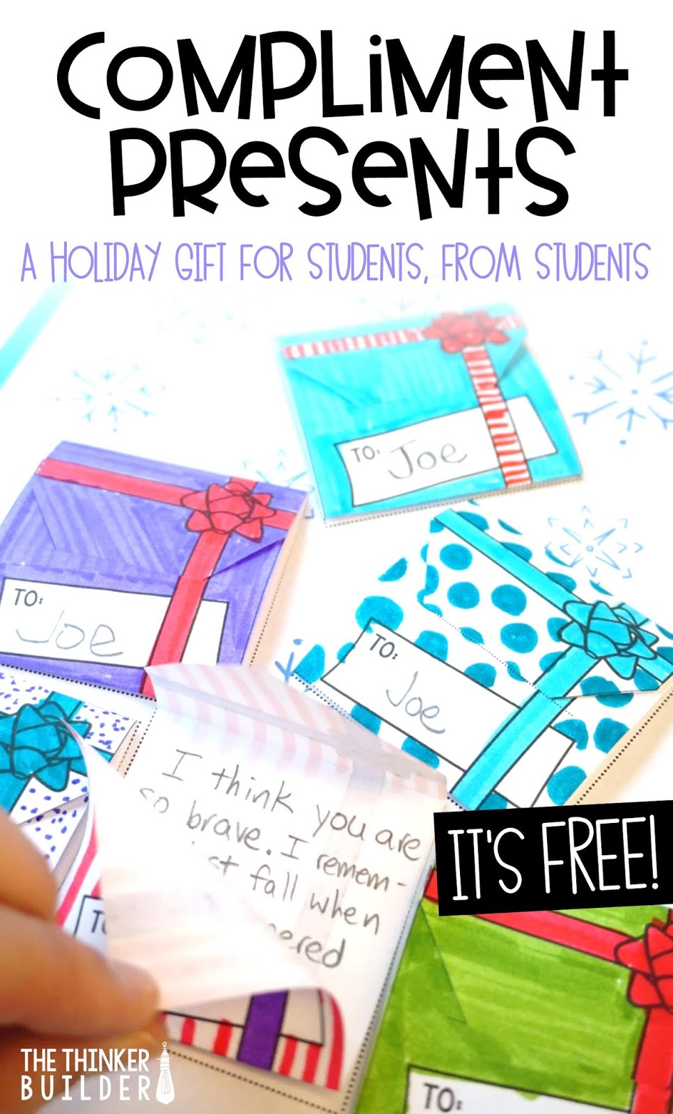 Compliment Presents! A Holiday Gift FOR Students, FROM Students