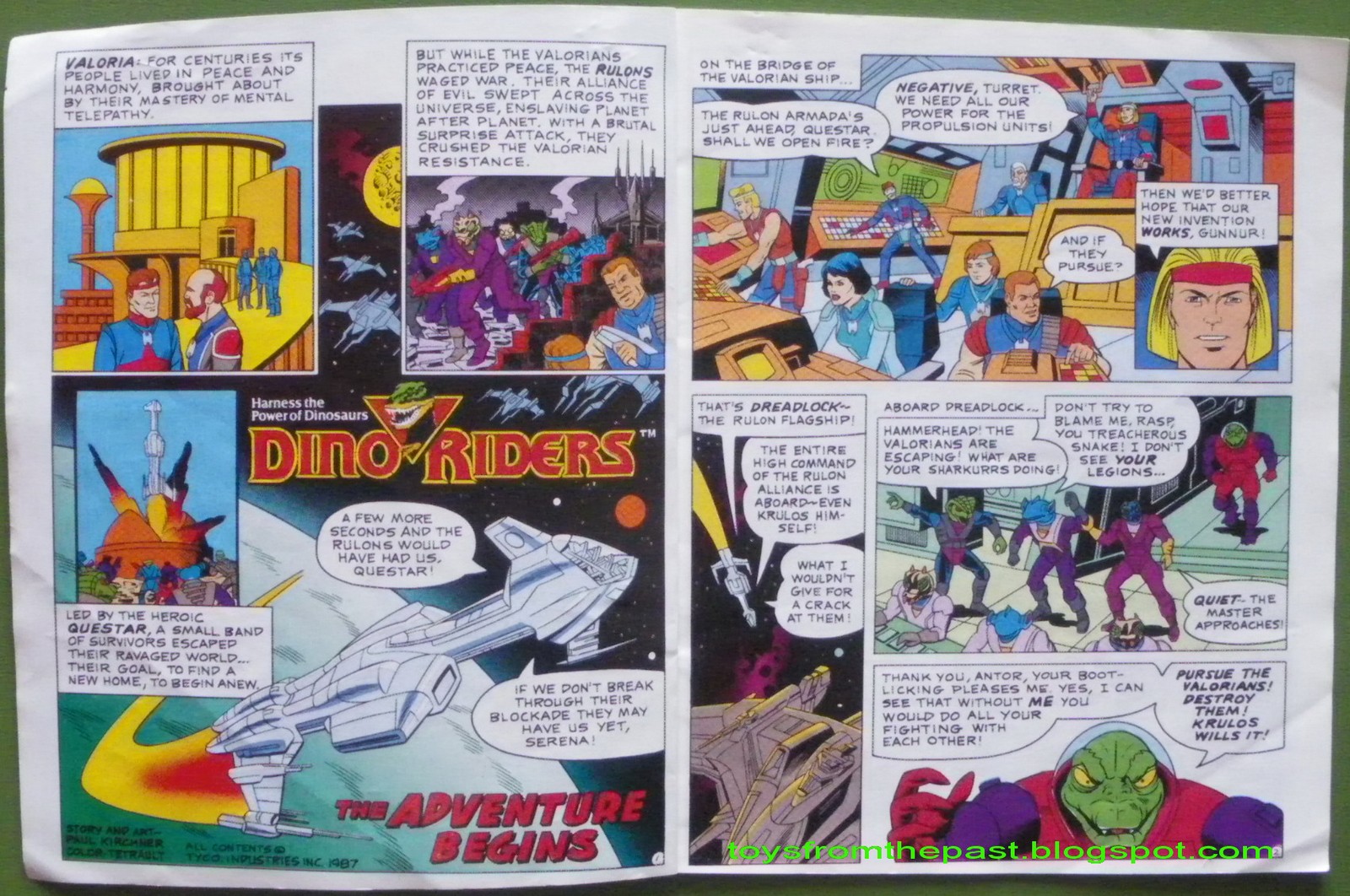 Dino Riders Comics
