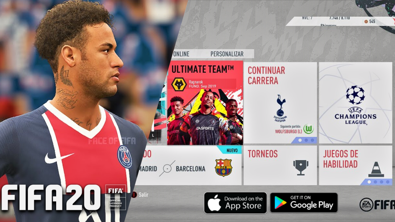 AL FIN!😱 LLEGO EL NUEVO FIFA 20 PARA ANDROID! SIN INTERNET, GRÁFICOS ...