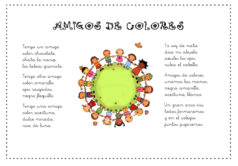 NUESTRA CLASE : Amigos de colores