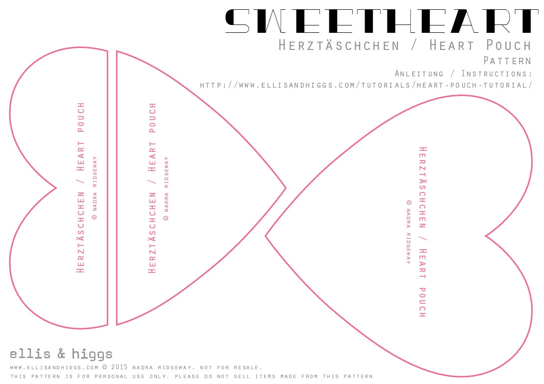 Heart Pouch Tutorial ~ Free-Tutorial.net