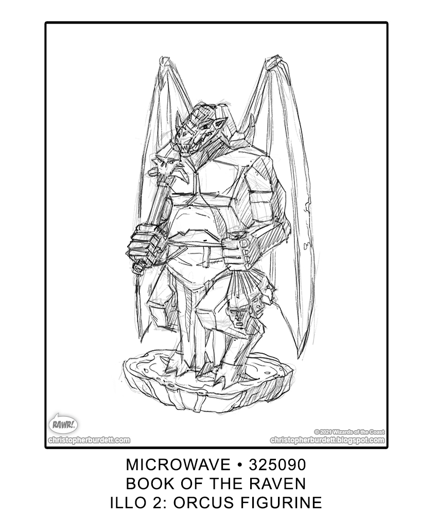 The DOODLES, DESIGNS, and aRT of CHRISTOPHER BURDETT: Orcus Figurine ...