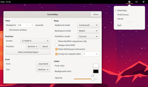 Display Pressed Keys In Screencasts With Screenkey (Now With Python 3 And GTK 3 Support) - Linux ...