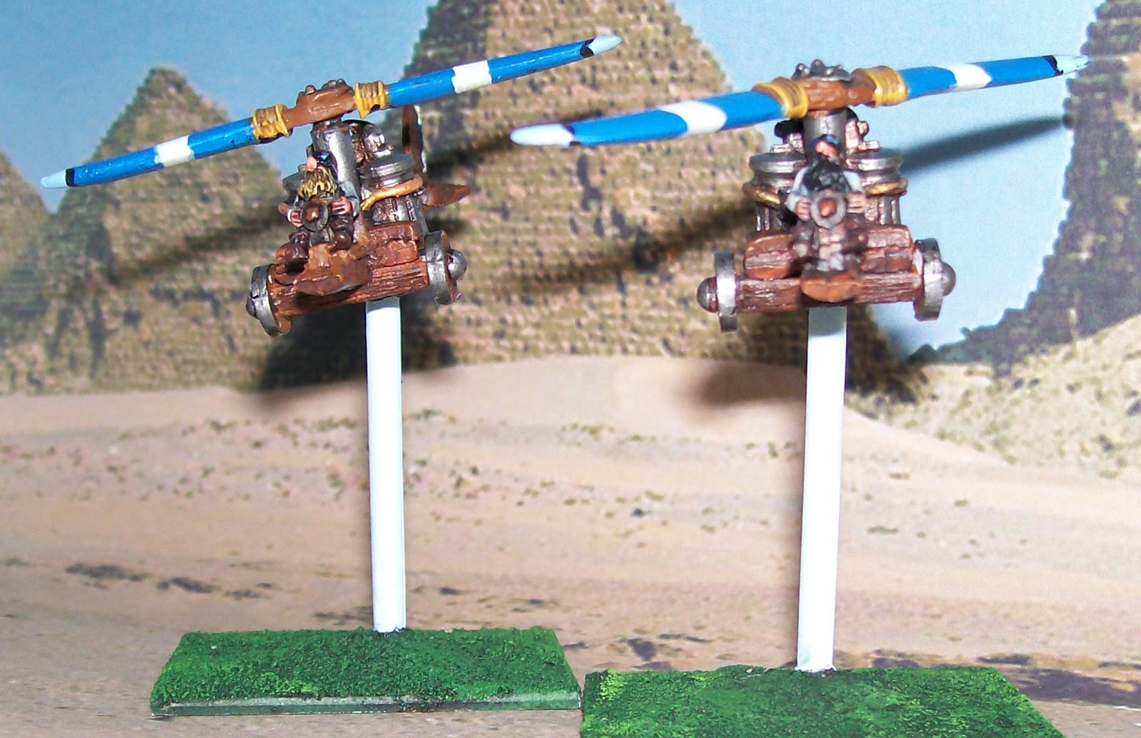 ANYTHING BUT A ONE!: Those magnificent Dwarves intheir flying machines....