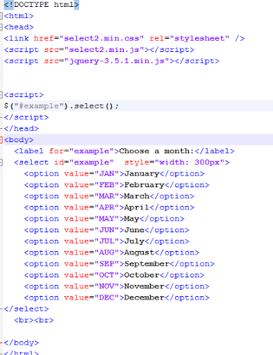 Technofolio: Searchable dropdown using select2 jquery plugin Technofolio: Searchable dropdown using select2 jquery plugin