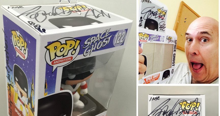 TOY OF THE DAY: Space Ghost Funko POP Figure Signed by George Lowe ...
