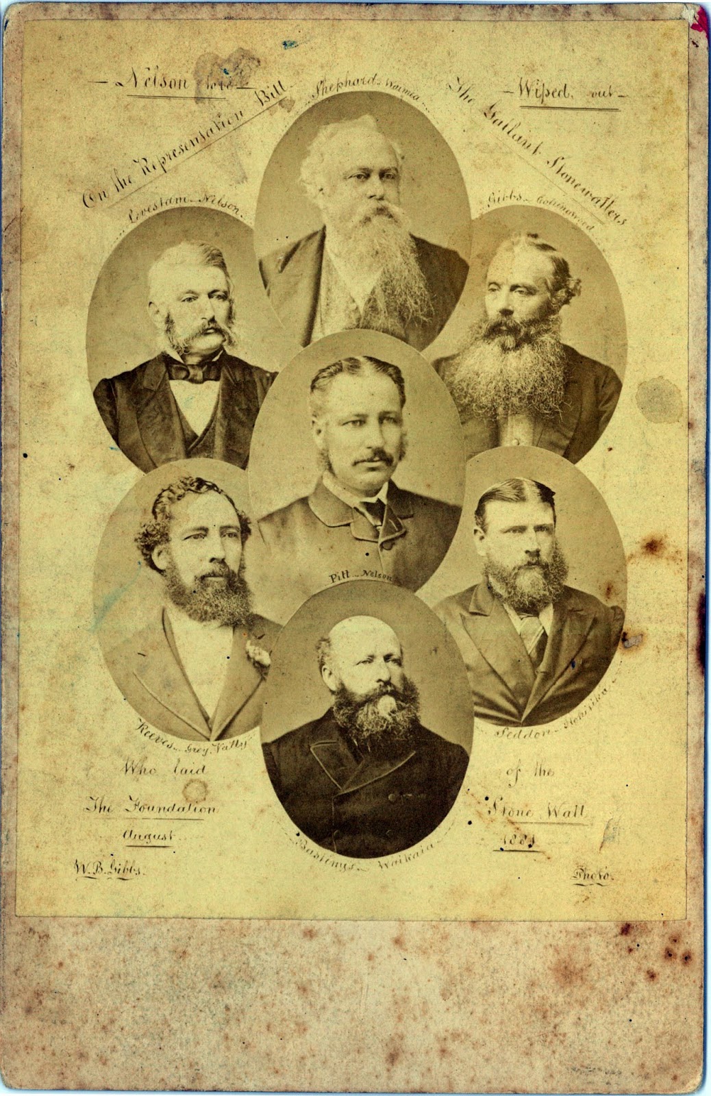 Early New Zealand Photographers: GIBBS, William Brickell