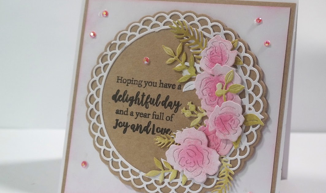 Flowers, Ribbons and Pearls: Rose Filigree Frame