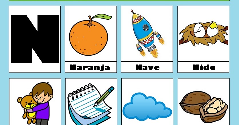 Ms. Corrales: LETRA N/LETTER N