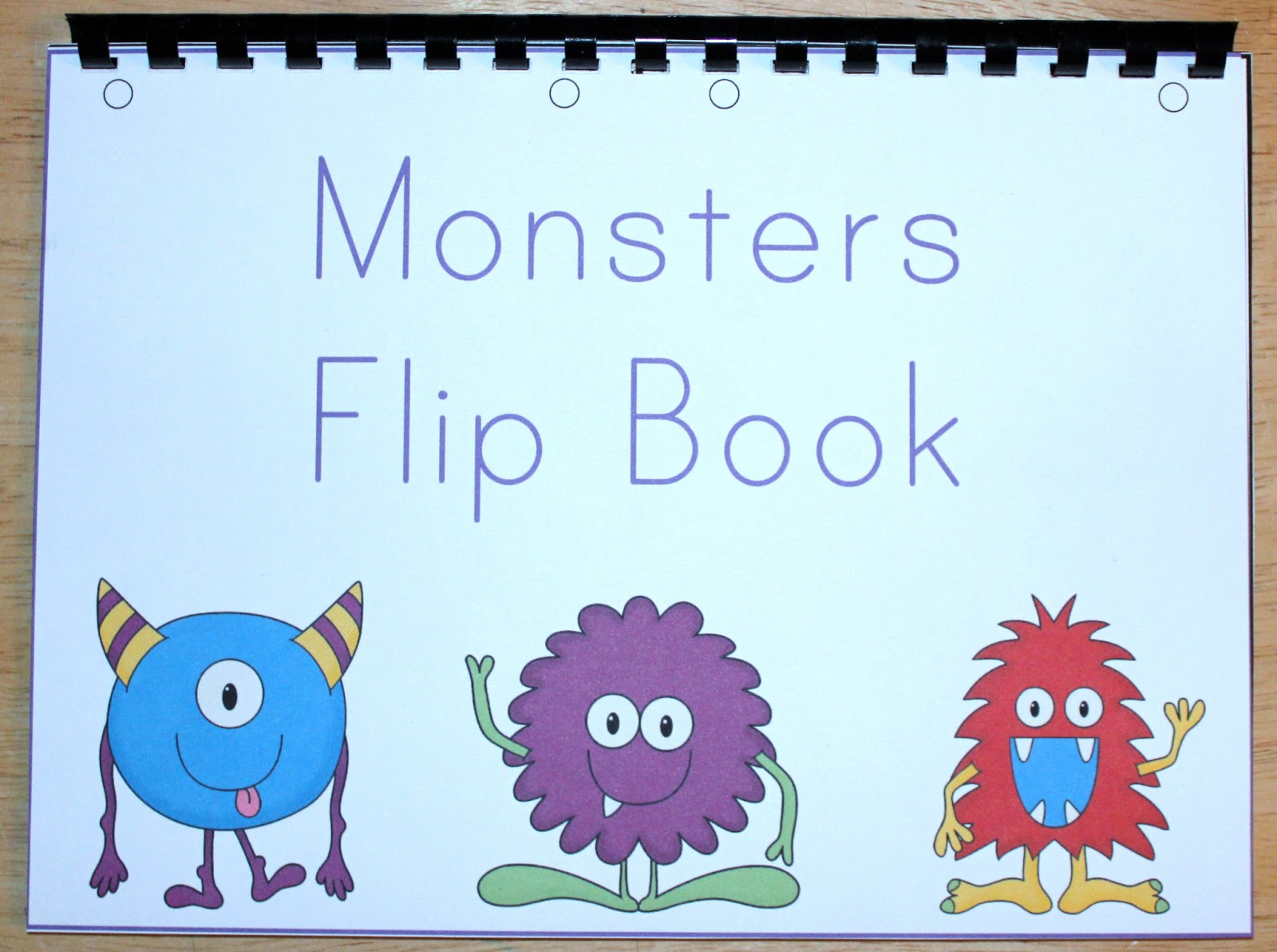 1 - 2 - 3 Learn Curriculum: Monsters Counting Flip Book