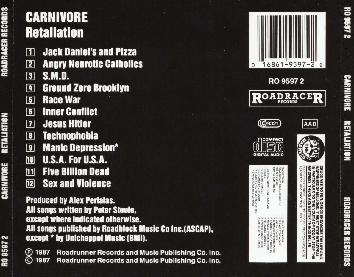 WHERE METAL RULES: CARNIVORE - RETALIATION (1987)