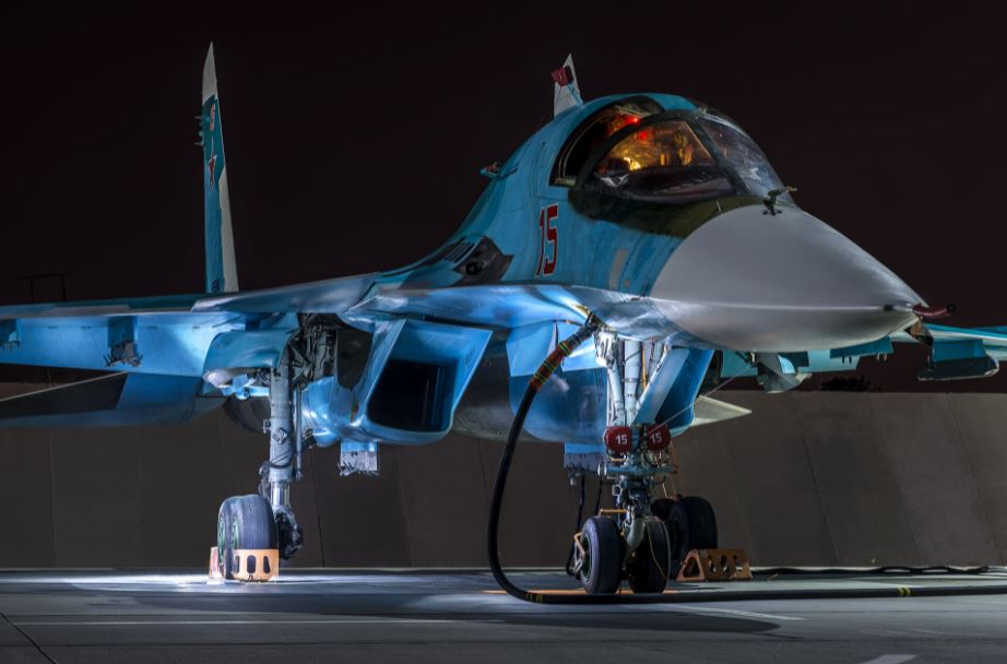Military and Commercial Technology: Eight upgraded Su-34M fighter ...